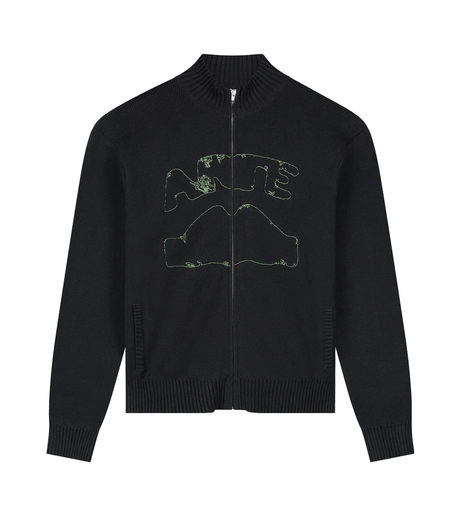 Arte Antwerp Diels Collar Cardigan - SS26-089K-1 – Atelier X